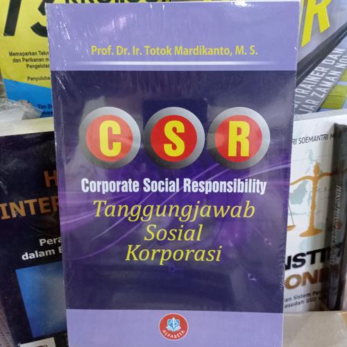 Jual Buku CSR. Coroorate Social Responsibility, Tanggung jawab sosial ...