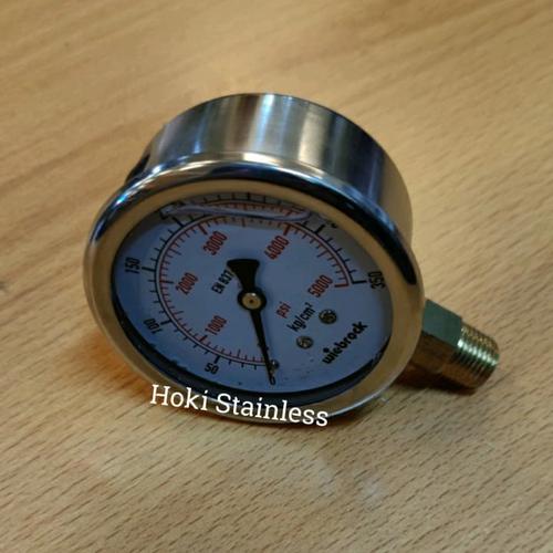 Jual Pressure Gauge Raket Wiebrok 21/2" inch / 350 kg / 5000 psi - Jakarta Barat - Hoki S.S ...