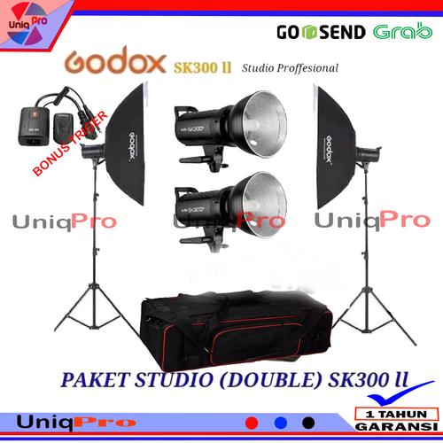 Jual Paket Godox SK300II SK-300II Lampu Flash Lighting Studio Set SK ...