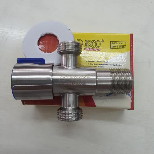 Jual keran T / kran T / keran shower double / kran 1/2 inch shower ...