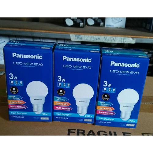 Jual Lampu LED Panasonic 3W /Bohlam Led Panasonic 3w - Putih - Kota ...