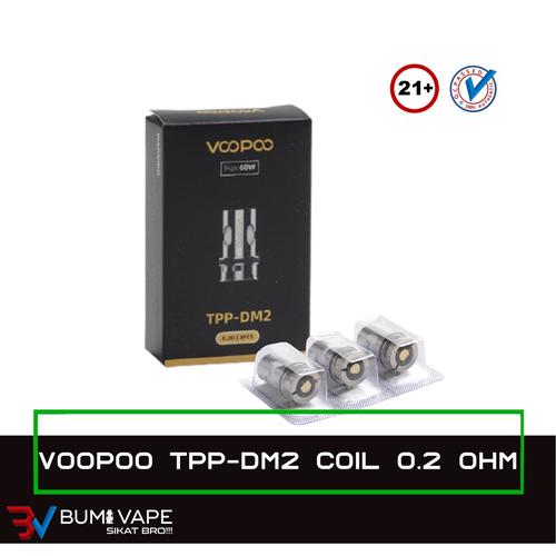 Jual TPP-DM2 0.2 OHM MESH COIL for TPP Cartridge TANK / Drag 3 / X Plus ...