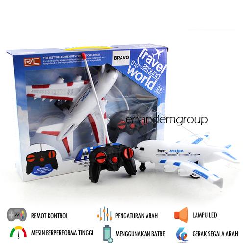 Jual Mainan Remote Control RC Remot Kontrol Pesawat Super Aerobus Neo ...