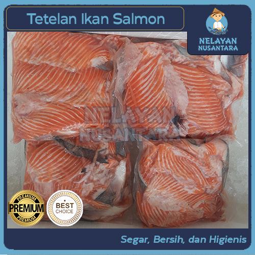 Jual PROMO Tetelan Salmon 2 kg/Salmon Tetelan Fresh/Tetelan Salmon - 1 ...