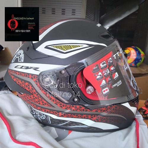 Jual kyt tt course black doff x honda edition original bukan repaint ...