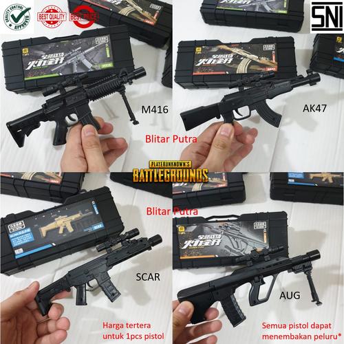 Jual Mainan mini pistol PUBG / peluru karet gun toy senjata - Jakarta ...