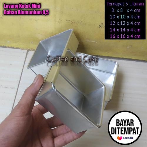 Jual Loyang Kue / Loyang Brownies / Loyang Kotak Mini Harga ekonomis ...