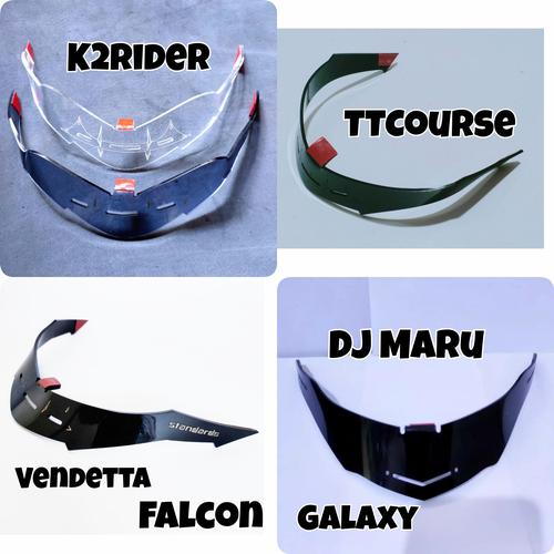 Jual Spoiler Kyt Vendetta / Kyt K2 Rider / Kyt Falcon / Kyt Kyoto / Kyt ...