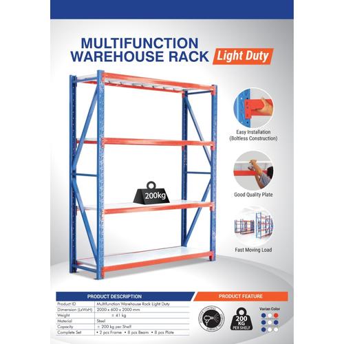 Jual RACK GUDANG KITARACK KS2020 MULTIFUNCTION LIGHT DUTY 4 LAYER ...