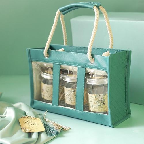 Jual Paket Hampers Lebaran Tas Souvenir Parcel Cookies Cantik Mewah ...