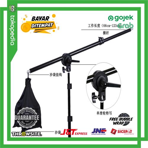 Jual Video Boom Arm Stand Bracket Telescopic Lampu Foto Studio - Kota ...