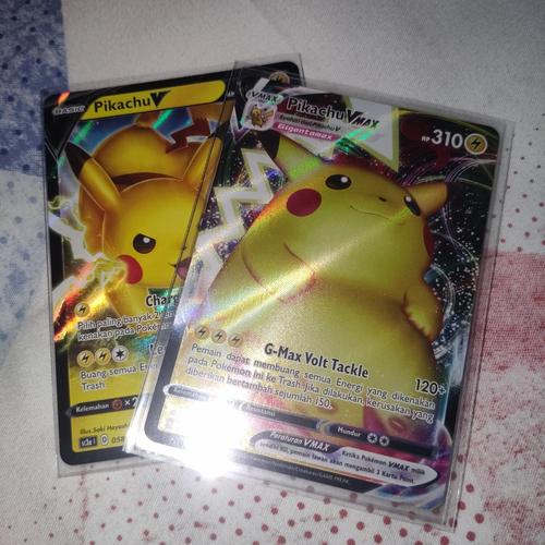 Jual Kartu Pokemon TCG Indonesia Set 7 Paket Pikachu VMAX - Jakarta ...