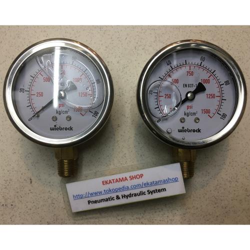Jual Pressure Gauge Wiebrock 2,5" - 100Kg (Model Raket) - Jakarta Barat - Ekatama Shop | Tokopedia