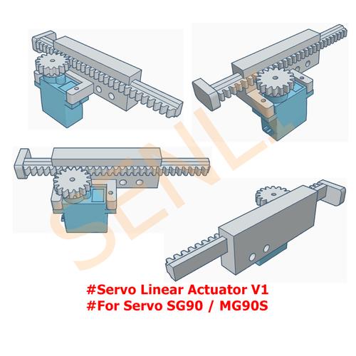 Jual Servo SG90 MG90S Servo Linear Actuator V1 - 100mm - Kota Tangerang ...