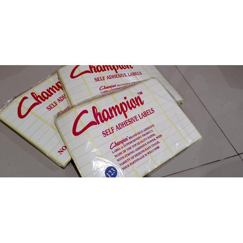 Jual Label Harga Champion No. 123 - 12 x 30 mm - Jakarta Barat - TG JKT ...