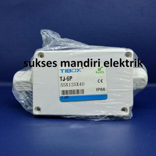Jual TERMINAL BOX PVC TIBOX TJ6P IP66 / JUNCTION (UK. 55 x 125 x 40 mm ...