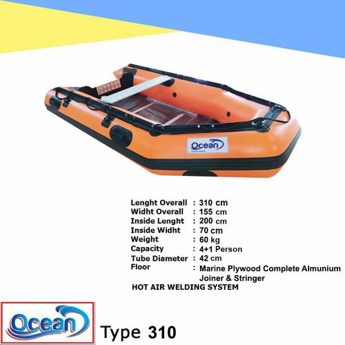 Jual perahu karet rescue banjir OCEAN 310 5 orang perekatan welding ...