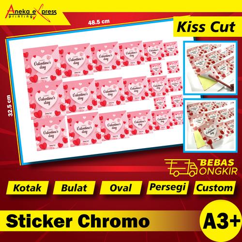 Jual Cetak Sticker Cromo / Kromo A3+ | Print + Kiss Cut - Jakarta Pusat ...