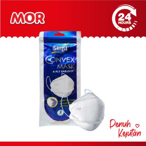 Jual SENSI Convex Mask Masker 4 Ply 2s - Ungu - Kota Tangerang - MOR ...