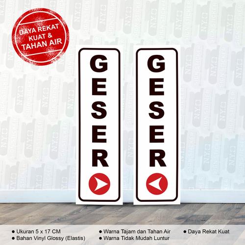 Jual STIKER PINTU GESER - Kota Cimahi - NYO-SIGNSTICKER | Tokopedia