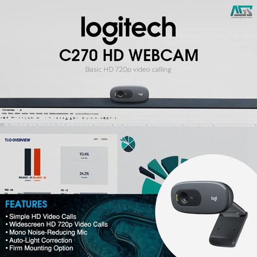 Logitech C270 Mp Webcam Black 960 000694 Logitech Webcam C270 White ...
