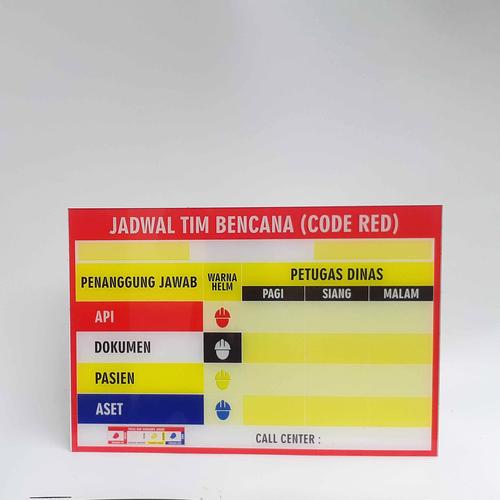 Promo Papan Akrilik Code Red 60 cm x 40 cm (Lebih Besar) - Kab. Sleman ...