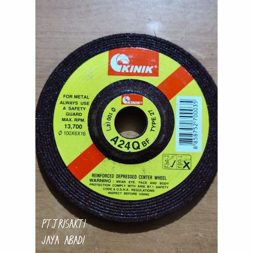 Jual Batu gerinda poles besi 4in tebal 6ml merk kinik - Jakarta Barat ...