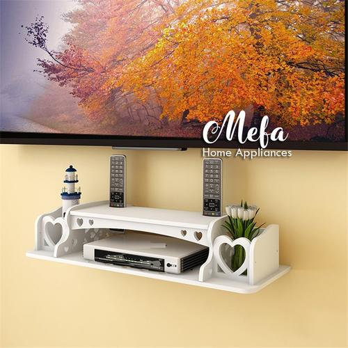 Jual Rak Dinding Gantung Vintage Tempat Modem Wifi Recorder Floating ...