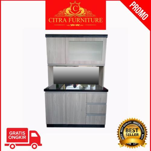 Jual Rak Piring Hpl 3 Pintu Hidrolik|Lemari Sayur Hidraulik|Kayu ...