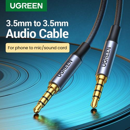 Jual Ugreen Kabel Audio Hifi Aux 3.5mm Jack 3.5mm TRRS W/ mic - 2 Meter - Jakarta Barat - EVAN ...