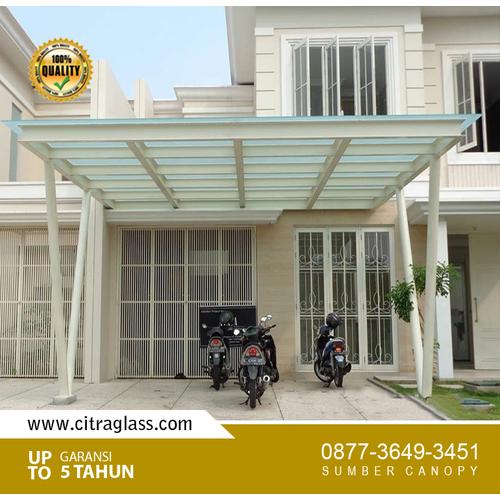 Jual kanopi / canopy atap kaca minimalis hollow 5x10 - Jakarta Selatan ...