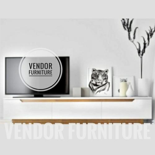 Jual Meja TV HPL With Drawer Storage Interior HPL jepara - Panjang ...