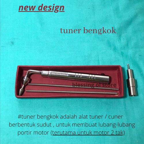 Jual tuner bengkok motor 2 tak / full set adaptor / tuner bengkok full ...