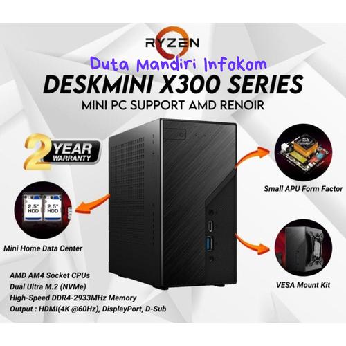 Promo ASRock Deskmini X300 Series Mini PC - Barebone Cicil 0% 3x ...