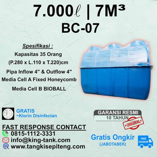 Jual BIOTANK BIOTECH Anaerobic 7000L / 7m3 BIOFILL-BIOTECH-SEPTICTANK ...