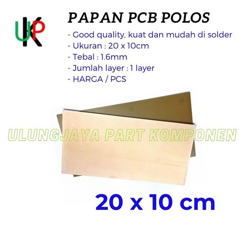 Jual papan PCB polos pcb polos 20x10cm papan pcb polos 20x10 - Kab ...