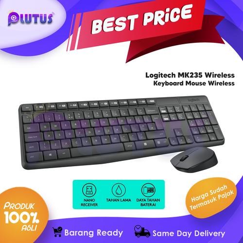 Jual Logitech MK-235 Wireless Combo Keyboard Mouse MK235 - Jakarta ...