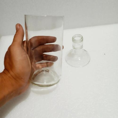 Jual botol kaca botol potong toples potong ikan cupang ikan hias botol ...