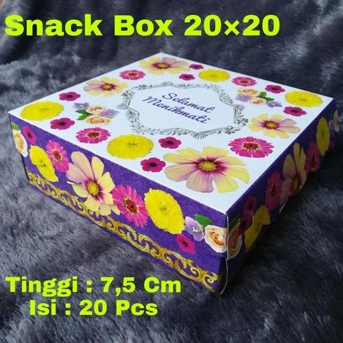 Jual Snack Box 20X20/ Box Kue/ Dus Snack - 20x20 - Jakarta Barat ...