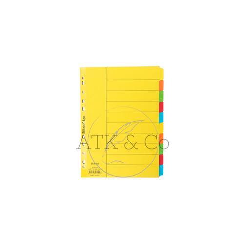 Jual Pembatas Ordner Bantex 10 Warna A4 6050 - Cardboard Index ...