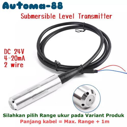 Jual Liquid Level Transmitter Air Water Solar Oil Submersible Celup 4 ...