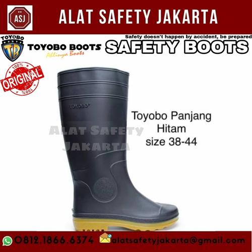 Jual Safety Boot TOYOBO Panjang Hitam / Sepatu Boot TOYOBO - 39 ...