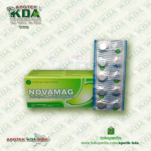 Jual NOVAMAG ISI 10 TABLET KUNYAH | OBAT MAAG | OBAT LAMBUNG - Kota ...