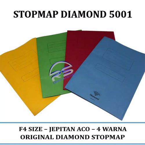 Jual (10 Pcs) Map Kertas Diamond Snelhecter Type 5001 / STOP MAP Diamond - Biru - Jakarta ...