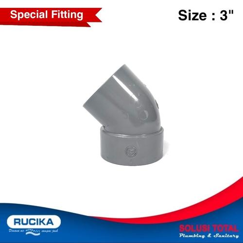 Jual 45KL D 45° 3 Inch Elbow Socket Spigot 3" Special Fitting RUCIKA ...