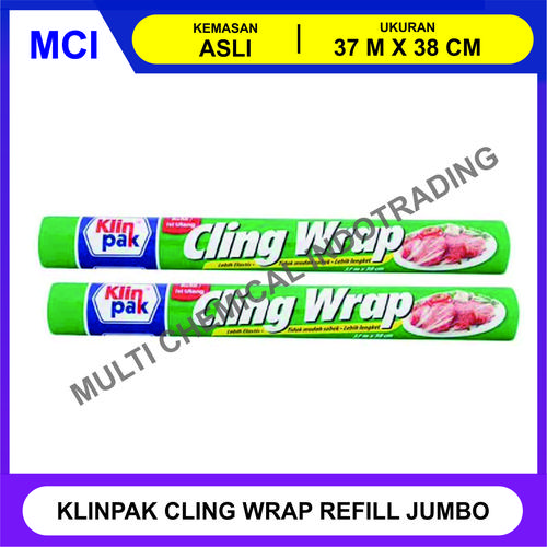 Jual KLIN PAK CLING WRAP REFILL JUMBO 37 M X 38 CM - Kab. Bandung ...