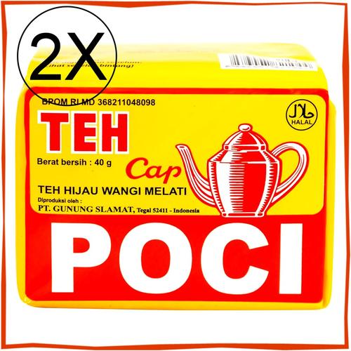 Jual 2x Poci Kuning Teh Bubuk 40g Teh Poci dua biji teh poci - Kota ...