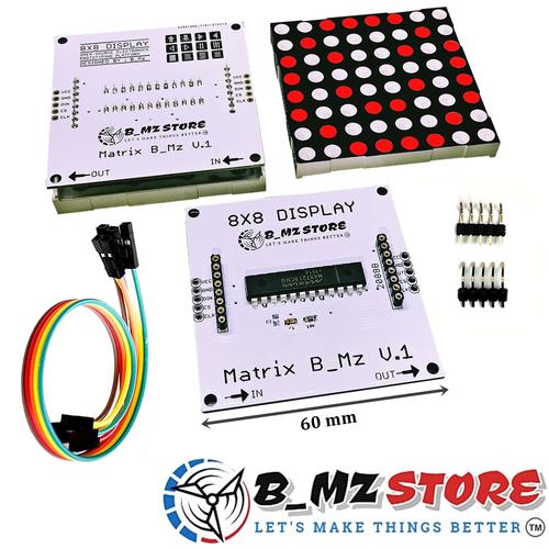 Jual MAX7219 LED DOT MATRIX MODULE 8x8 RUNNING TEXT DISPLAY Besar 60 x ...