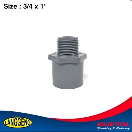 Jual SDL PVC 3/4 x 1 Inch Sock Drat Luar 3/4 x 1" Langgeng - Jakarta Selatan - Solusi Total ID ...