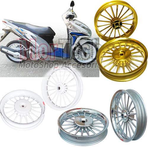 Jual Velg Racing Tapak Lebar Power Classic Vario 150 Palang 18 Gold ...